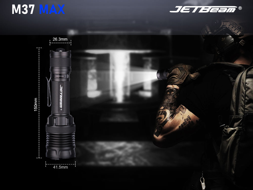 JETBeam M37 MAX Flashlight