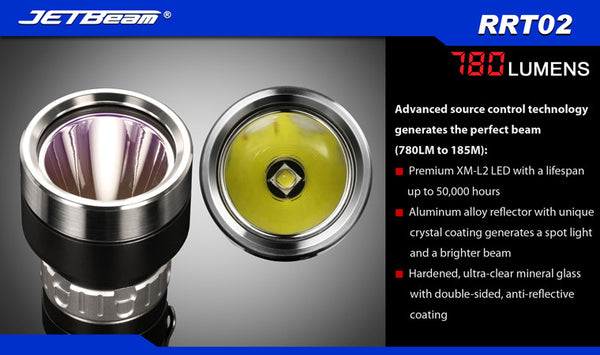 JETbeam RRT02 780 Lumen LED Flashlight