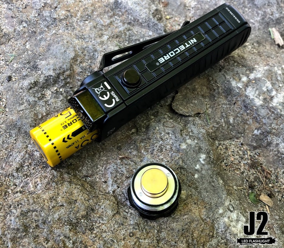 Nitecore P18 Unibody Die-cast Futuristic Tactical Flashlight - 1800 Lu